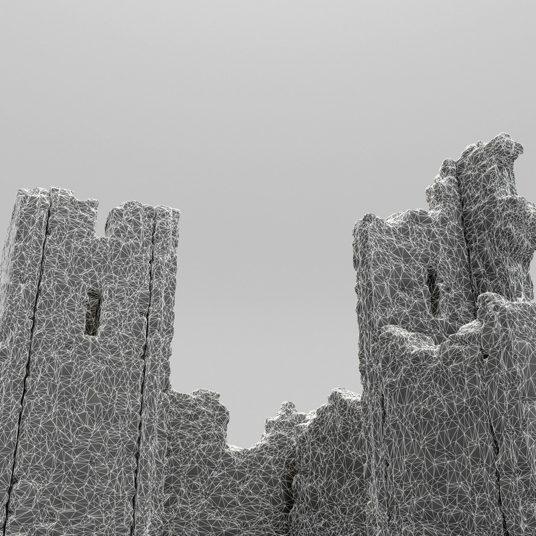 Castle Ruins 3d Model