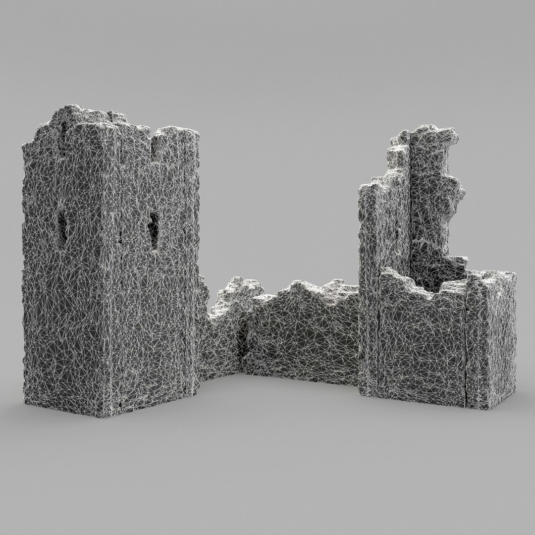 Castle Ruins 3d Model