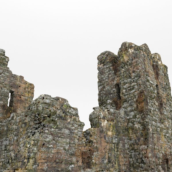3d model castle ruins