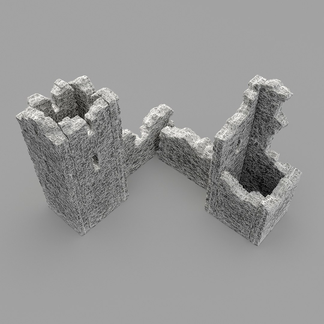 Castle Ruins 3d Model