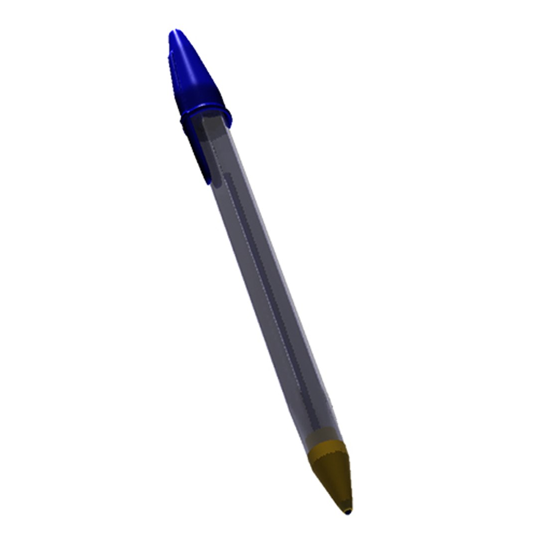 Stylo Bic Writing 3D Model - TurboSquid 1387726