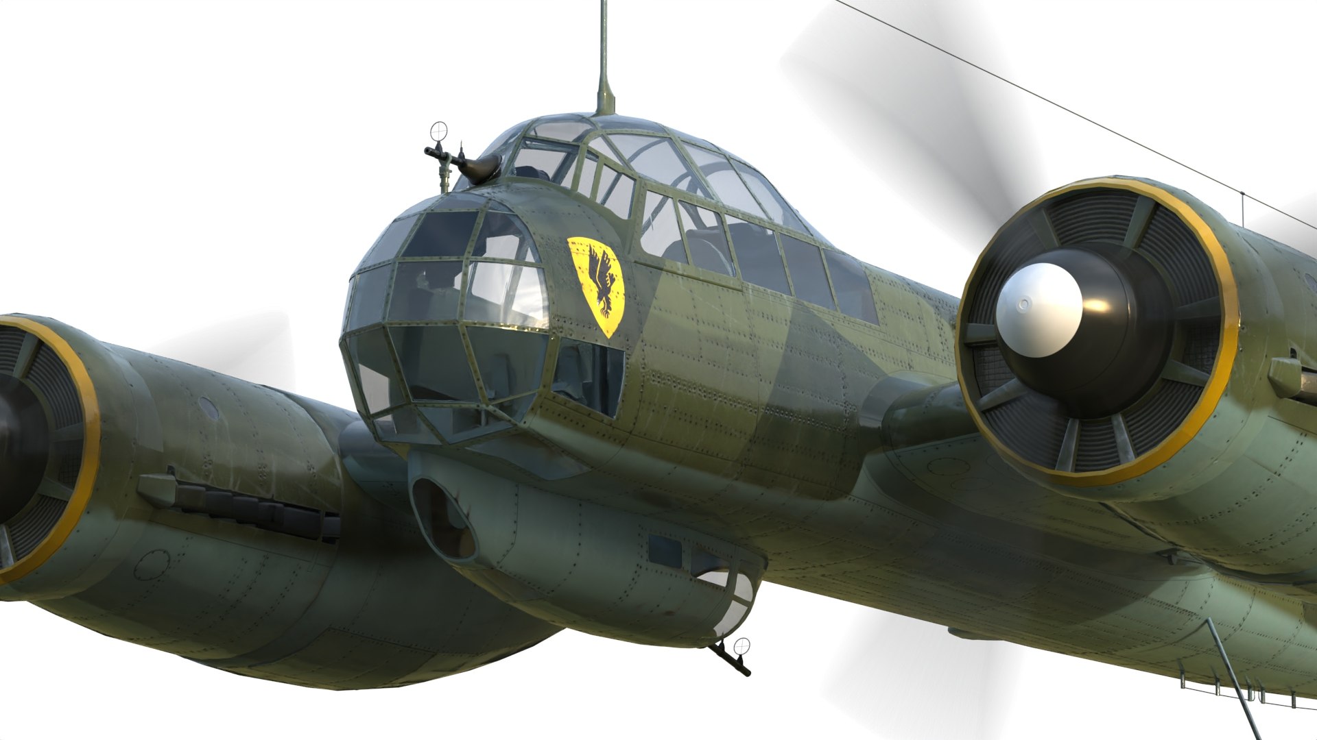 Junkers Ju 88 Bomber 3D - TurboSquid 2022004