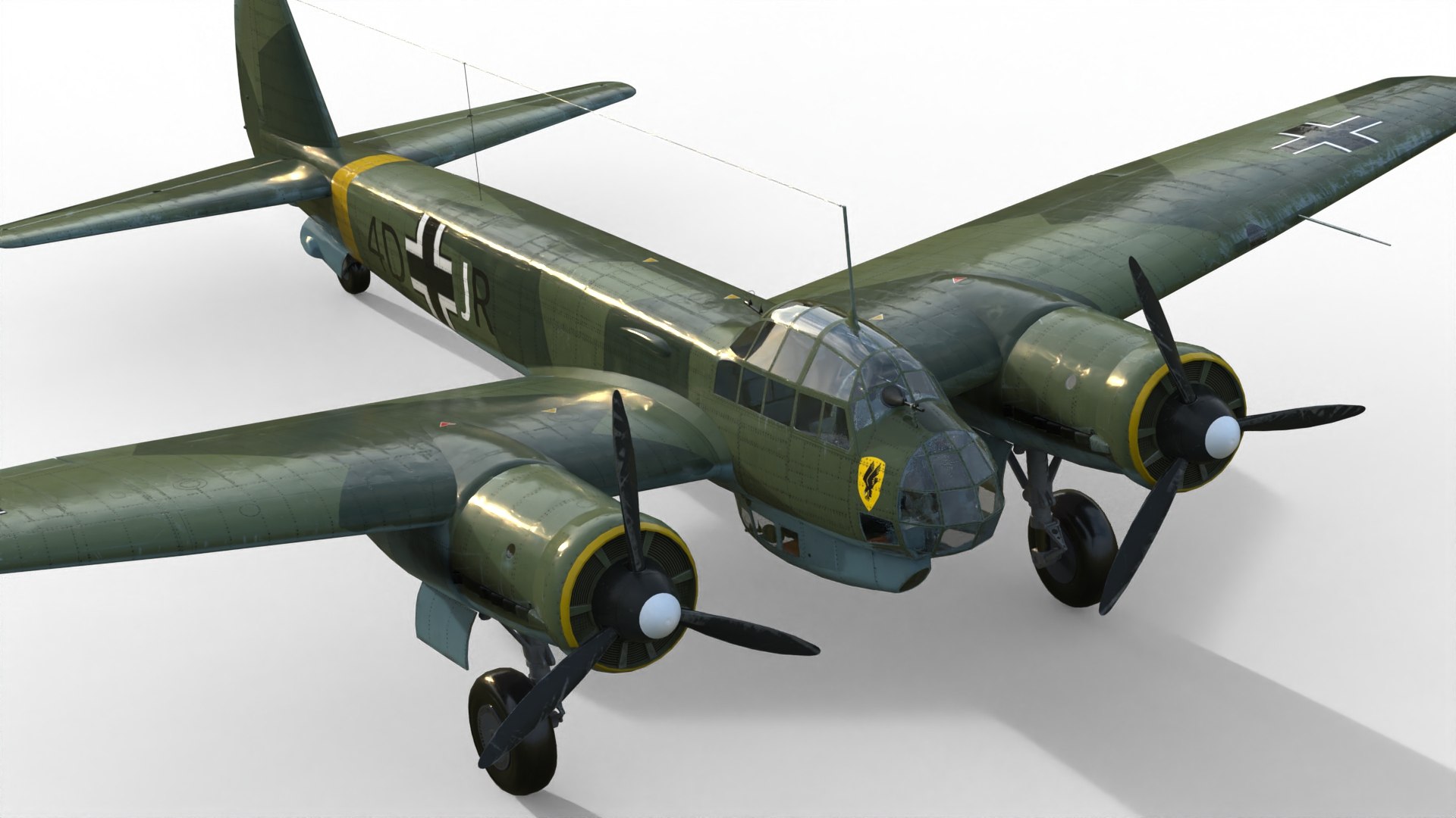 Junkers Ju 88 Bomber 3D - TurboSquid 2022004