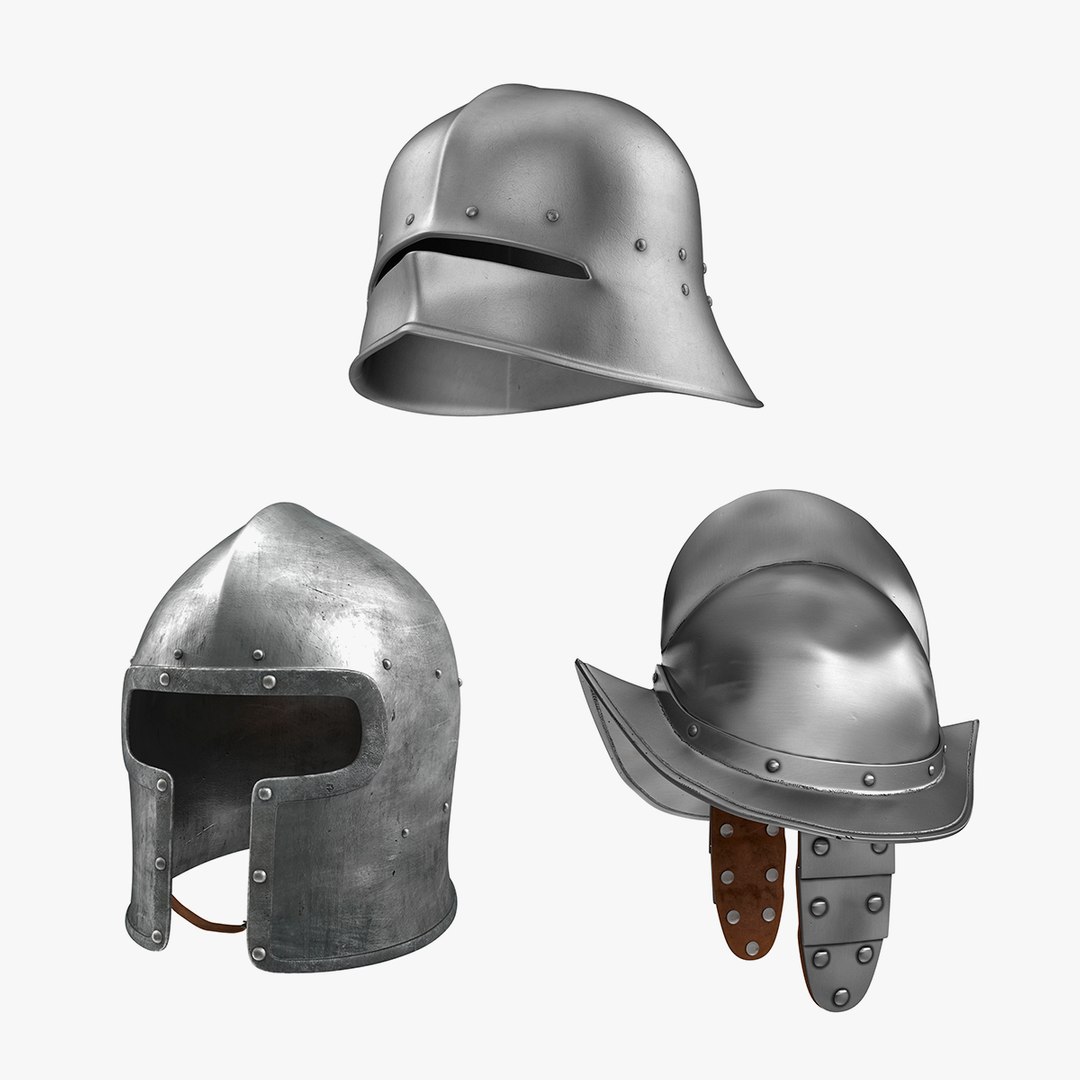 3D Old Italian Helmets - TurboSquid 1544224