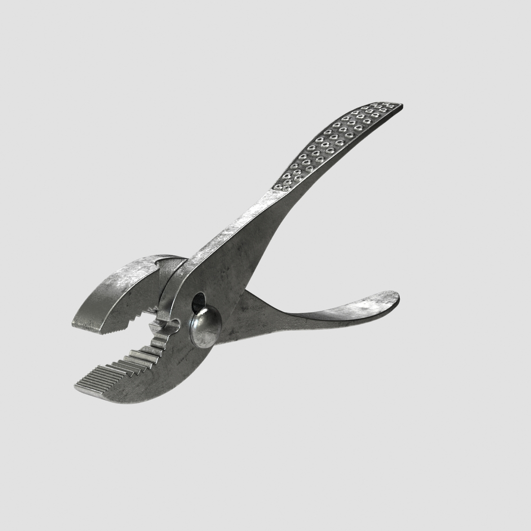 old pliers 3d max