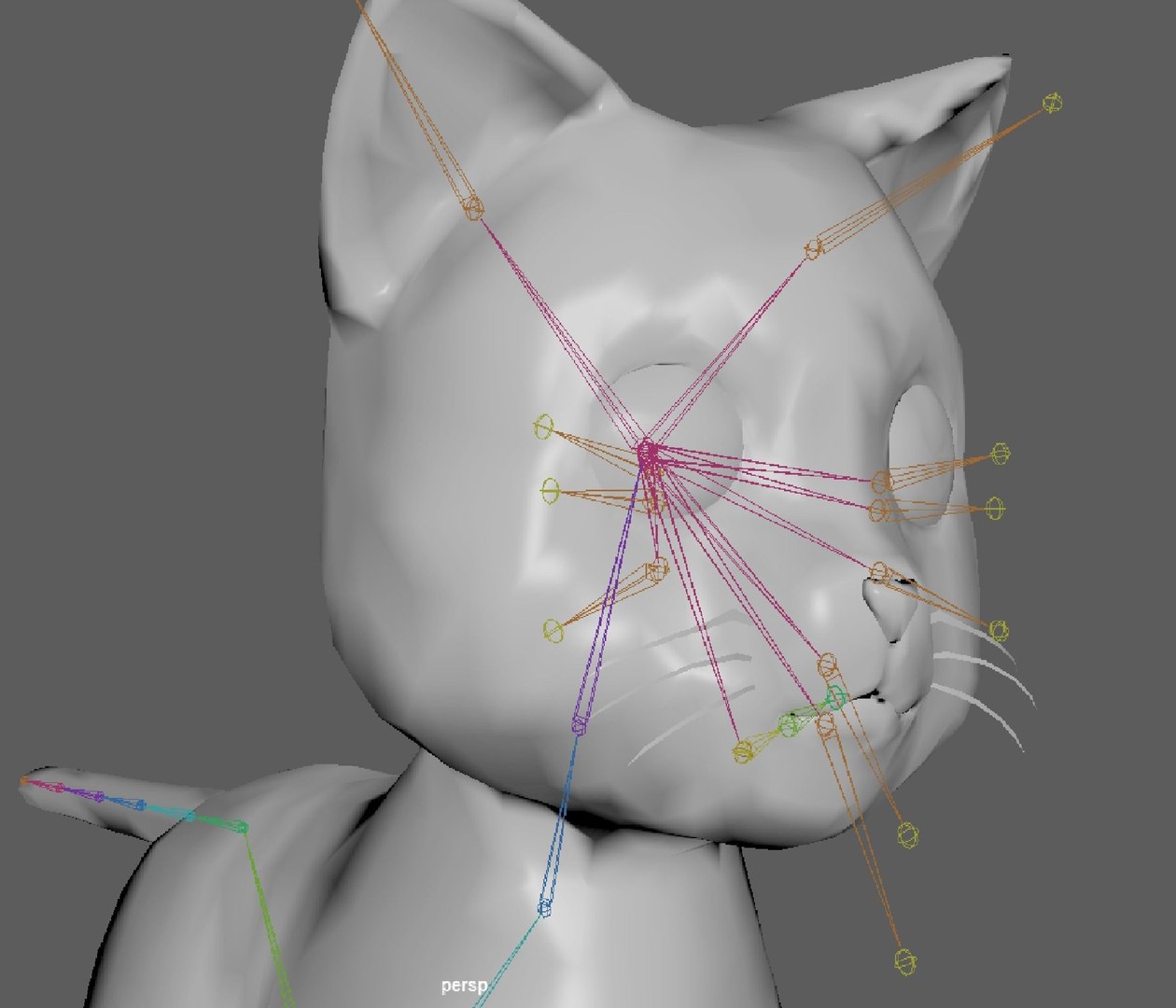 3D Cartoon Cat Rig Model - TurboSquid 1881324