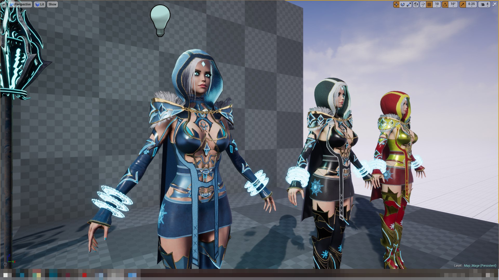 3D Frost Mage - Game Ready Low-poly 3D Model Model - TurboSquid 1767660