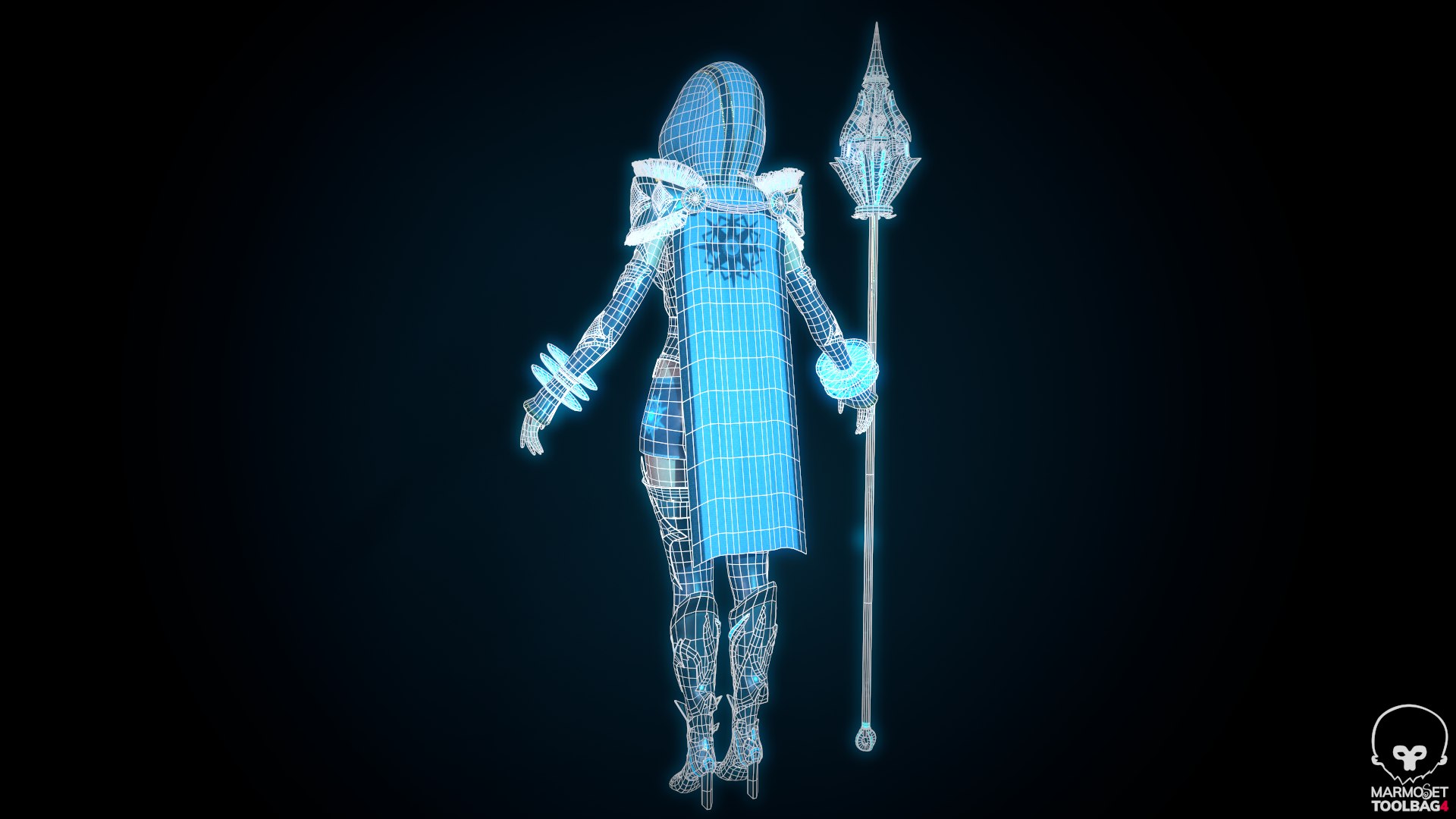 3D Frost Mage - Game Ready Low-poly 3D Model Model - TurboSquid 1767660