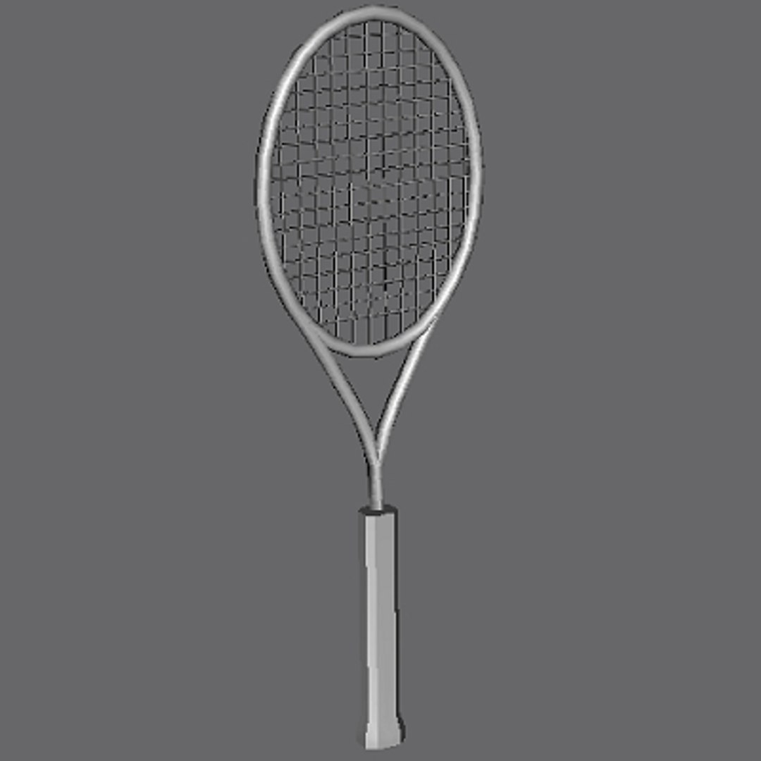 3d Tennis Racquet