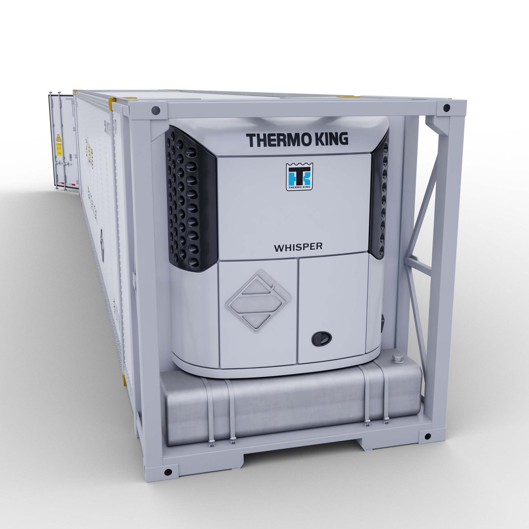 Reefer Container 53FT 3D Model - TurboSquid 1990311