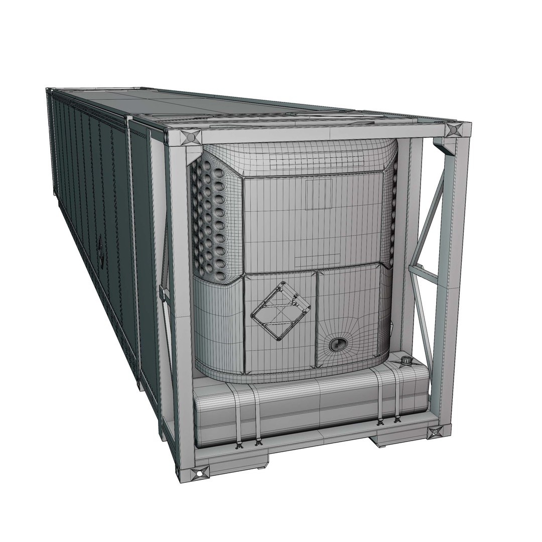 Reefer Container 53FT 3D Model - TurboSquid 1990311