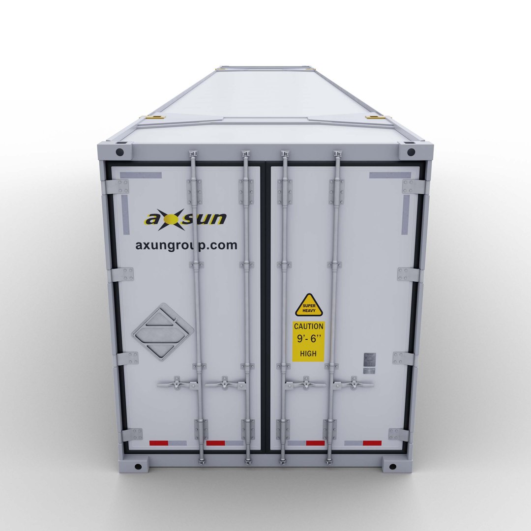 Reefer Container 53FT 3D Model - TurboSquid 1990311
