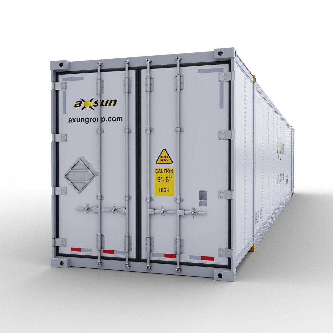 Reefer Container 53FT 3D Model - TurboSquid 1990311