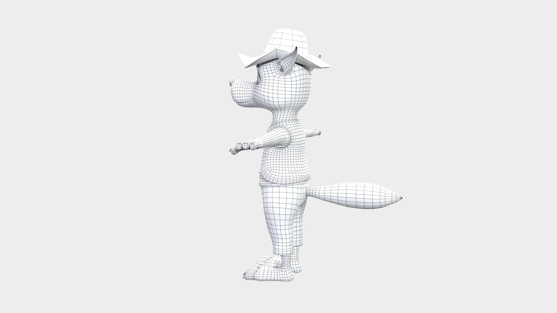 Cartoon Wolf 3D Model - TurboSquid 2111637