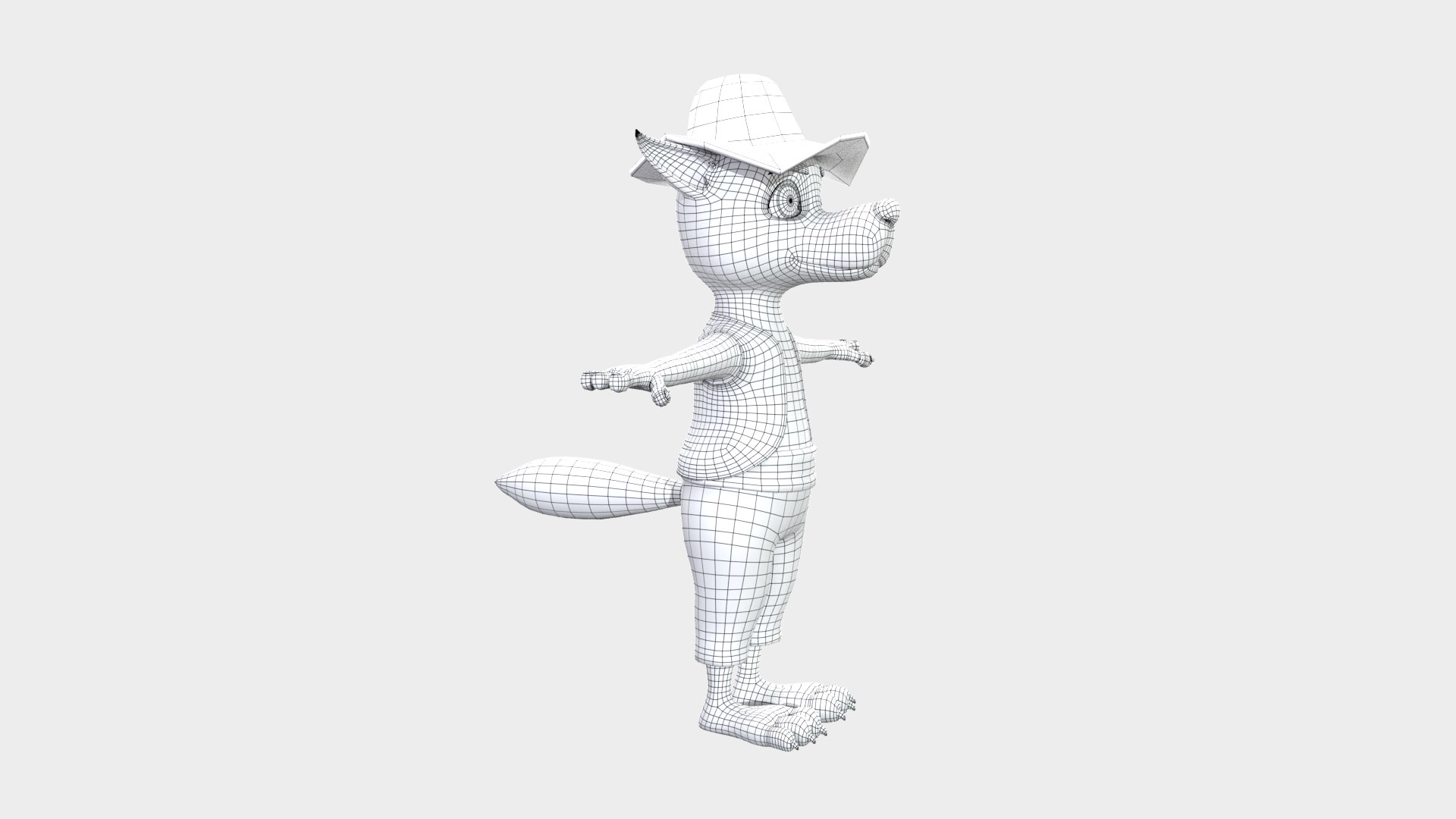 Cartoon Wolf 3D Model - TurboSquid 2111637