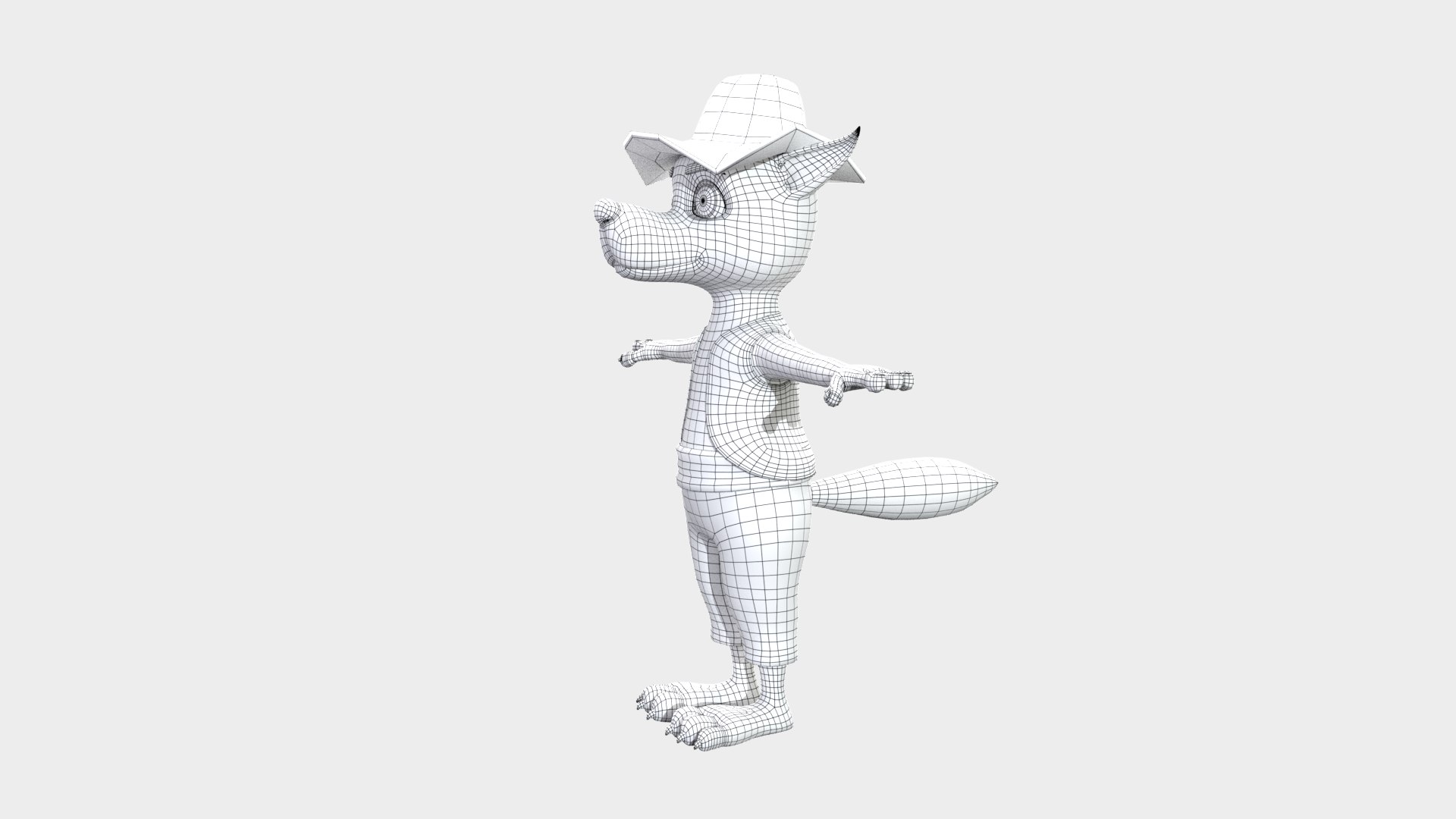 Cartoon Wolf 3D Model - TurboSquid 2111637