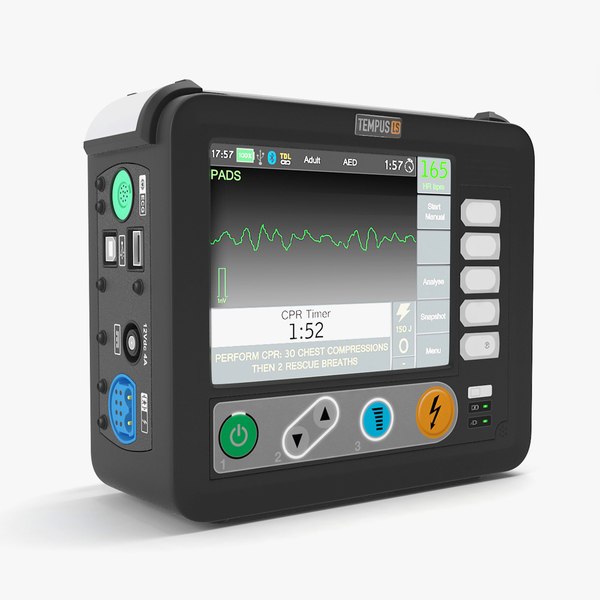 Tempus LS manual defibrillator 3D 모델 - TurboSquid 1946854