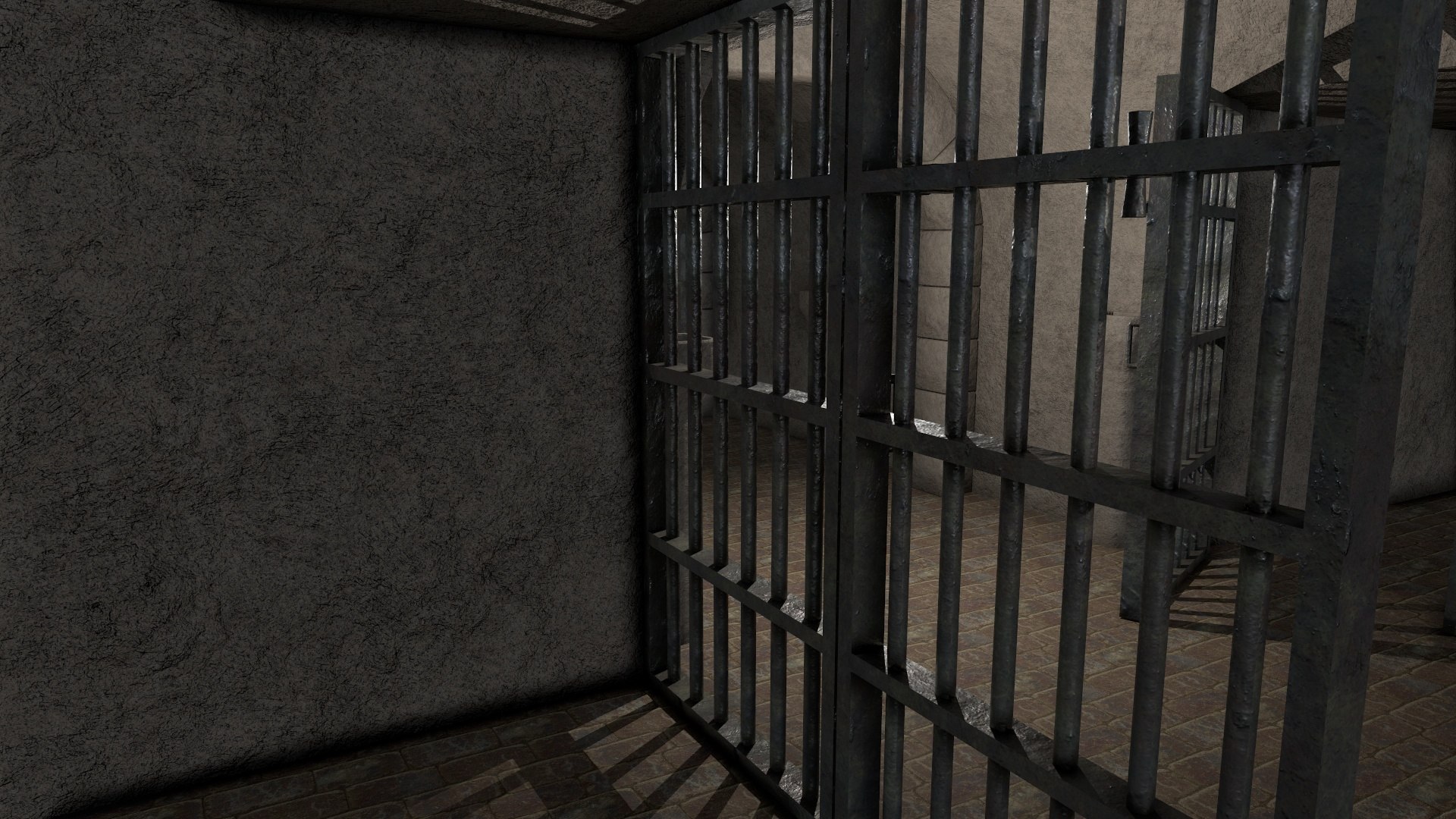 Modular Prison Hall And Rooms 3D - TurboSquid 1748815