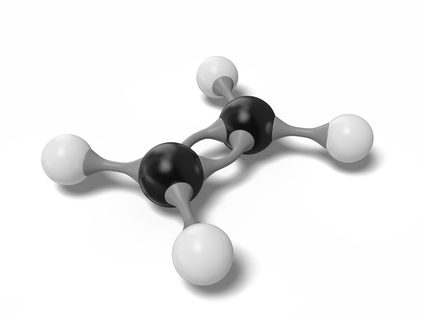 3D Ethylene Molecule C2h4 Modeled - TurboSquid 1538077