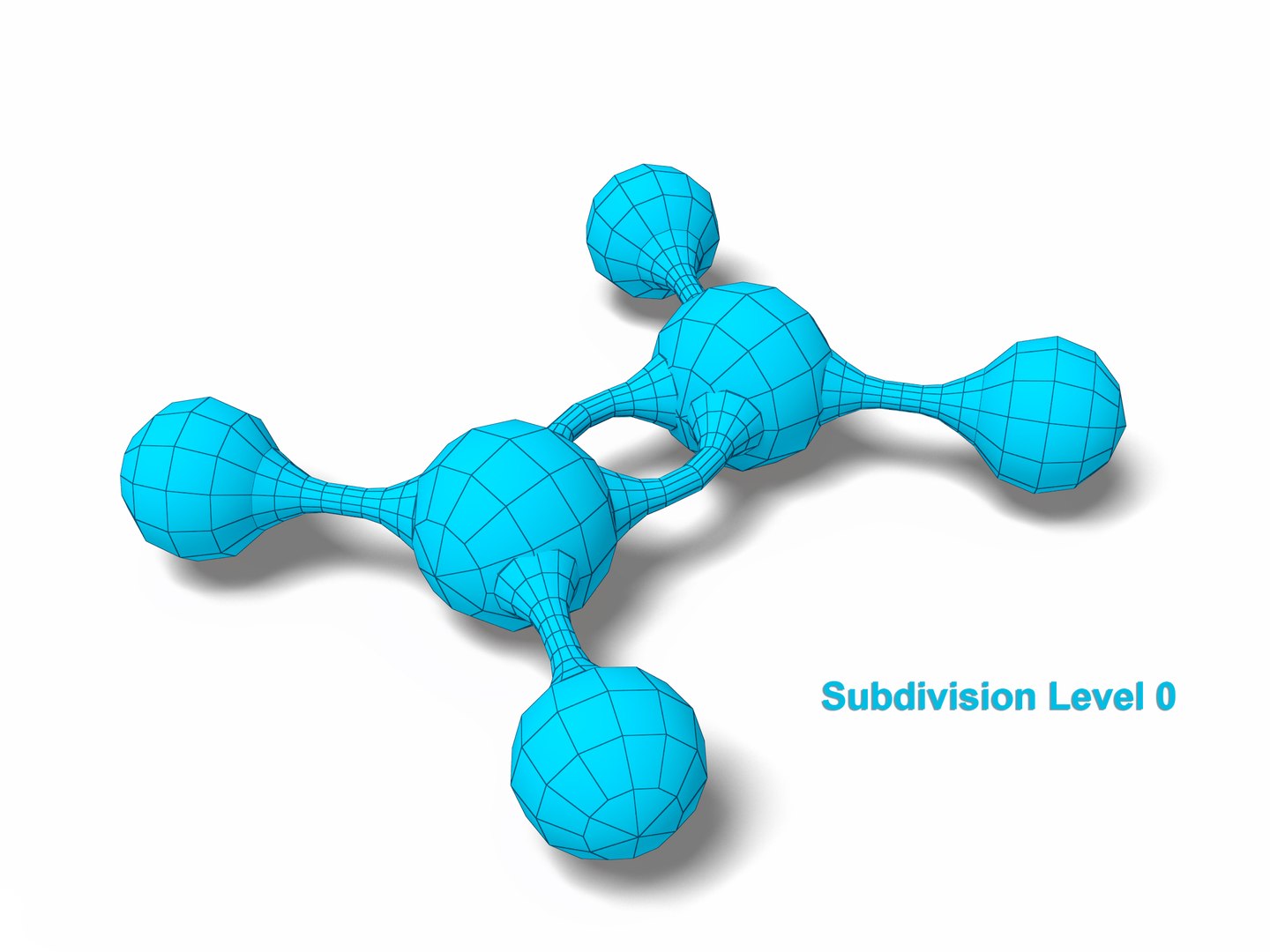3D Ethylene Molecule C2h4 Modeled - TurboSquid 1538077