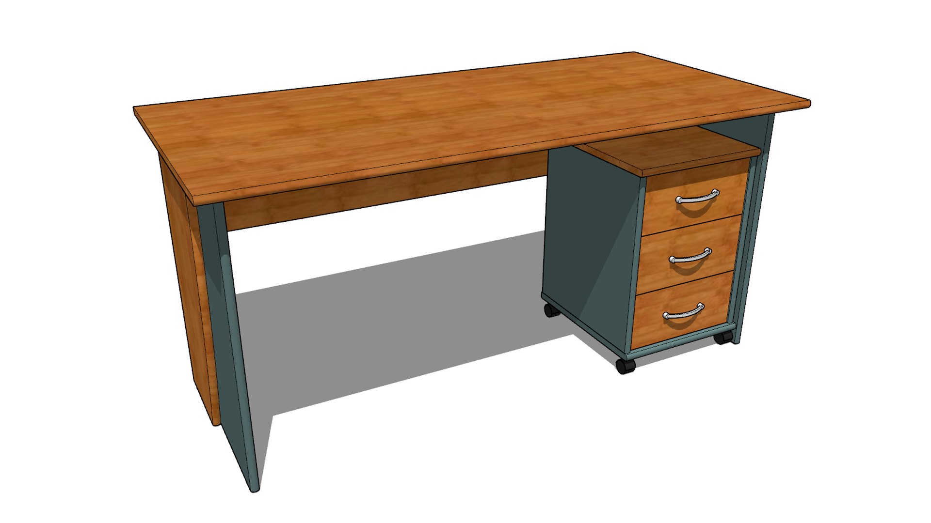 Writing Desk 3D Model - TurboSquid 2060115