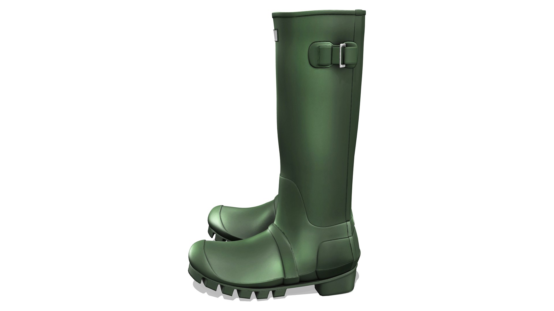 3D Wellington Boots Model - TurboSquid 1999083