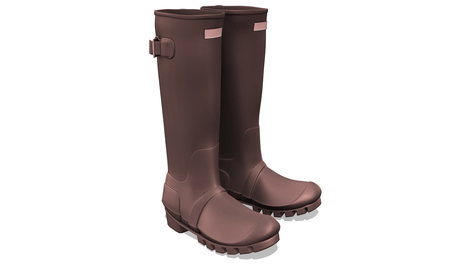 3D Wellington Boots Model - TurboSquid 1999083