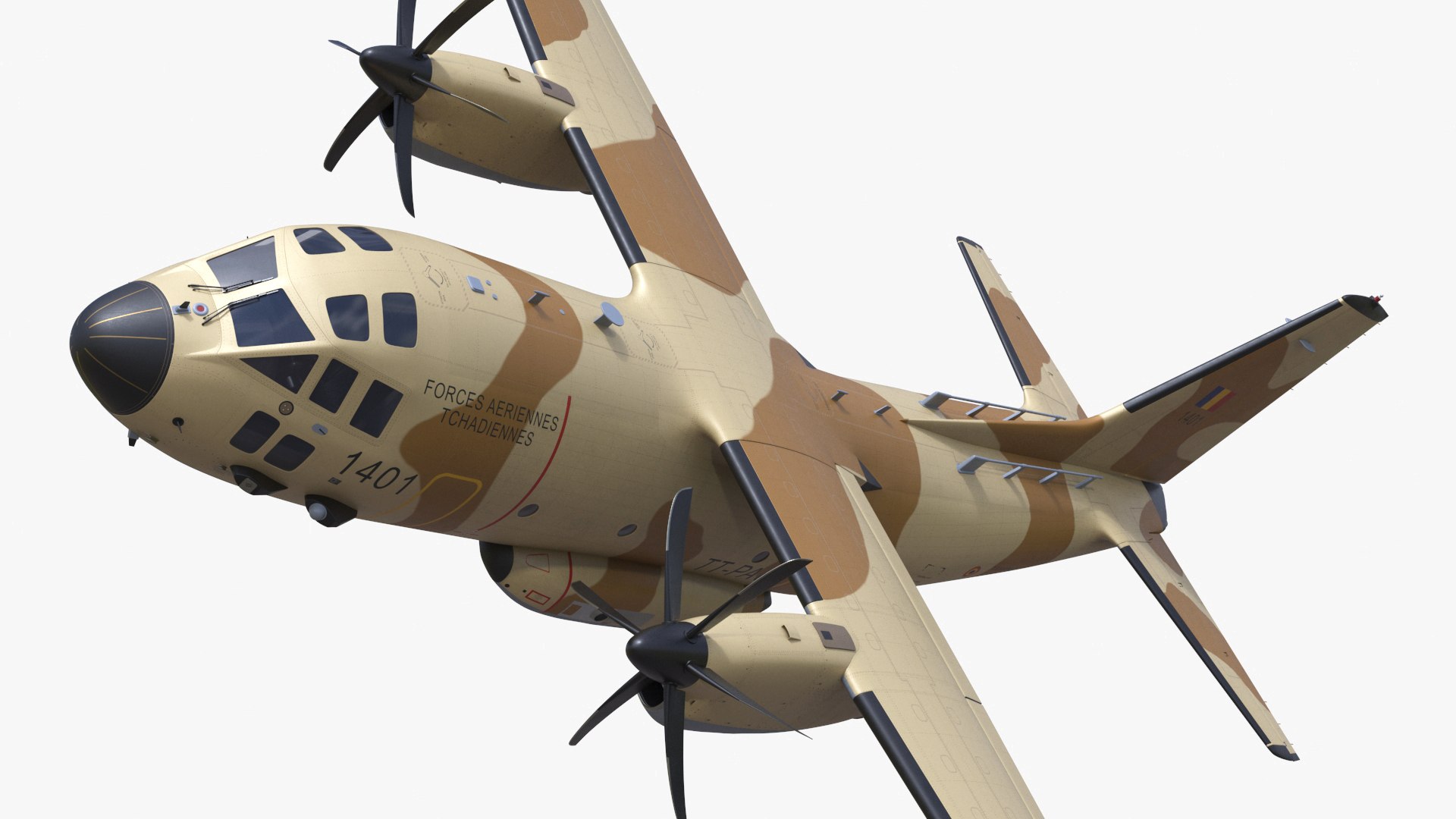 3D Model Alenia C-27J Spartan Morocco Rigged - TurboSquid 2290824