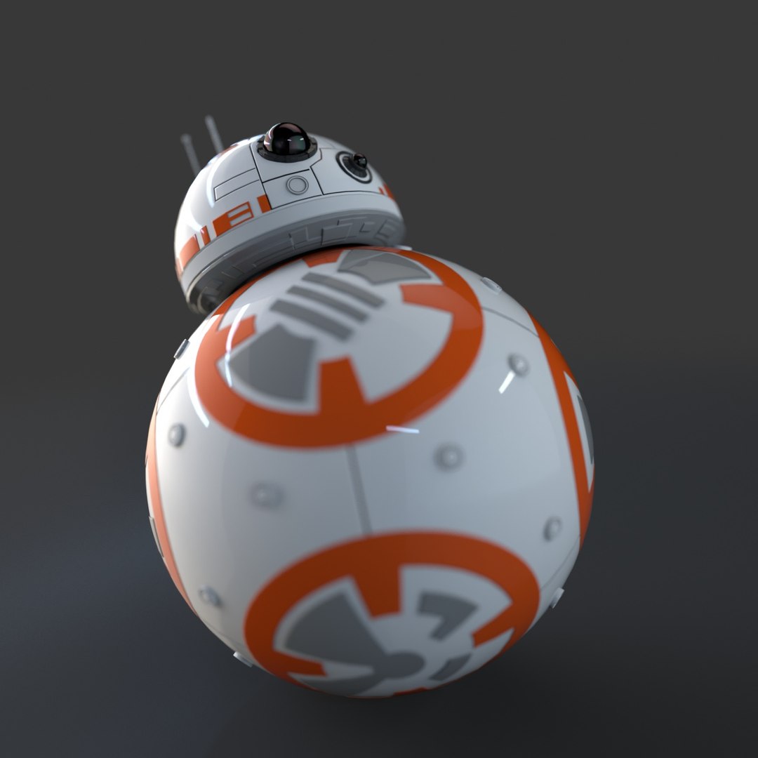 Bb-8 Droid 3D Model - TurboSquid 1476079