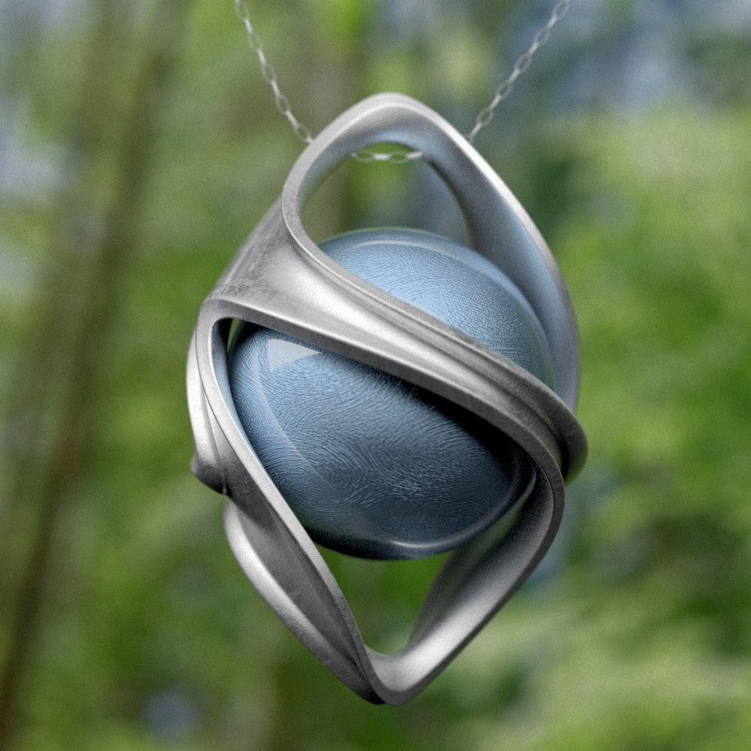 Fantasy Necklace 3d Model