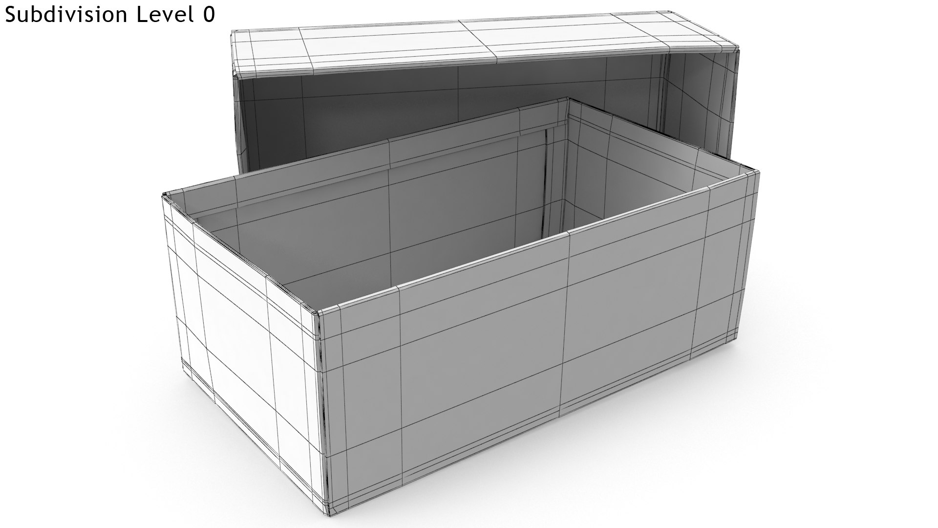 3D Cardboard Box - TurboSquid 1628757