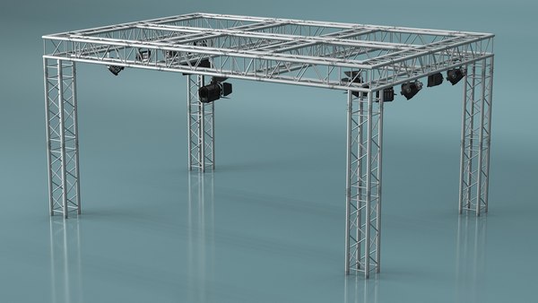 modelo 3d Sistema de iluminación modular Studio Truss - TurboSquid 2270117