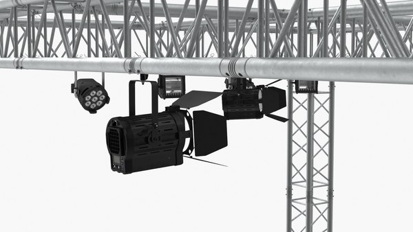 modelo 3d Sistema de iluminación modular Studio Truss - TurboSquid 2270117
