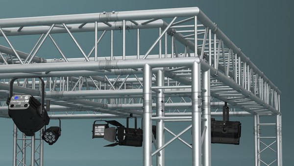 modelo 3d Sistema de iluminación modular Studio Truss - TurboSquid 2270117