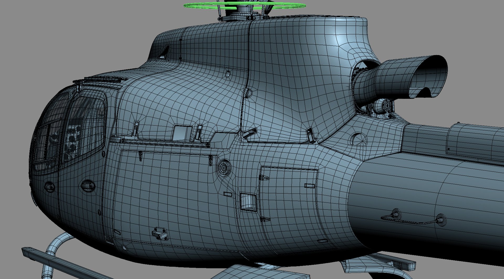 3D model airbus helicopter h130 - - TurboSquid 1407748