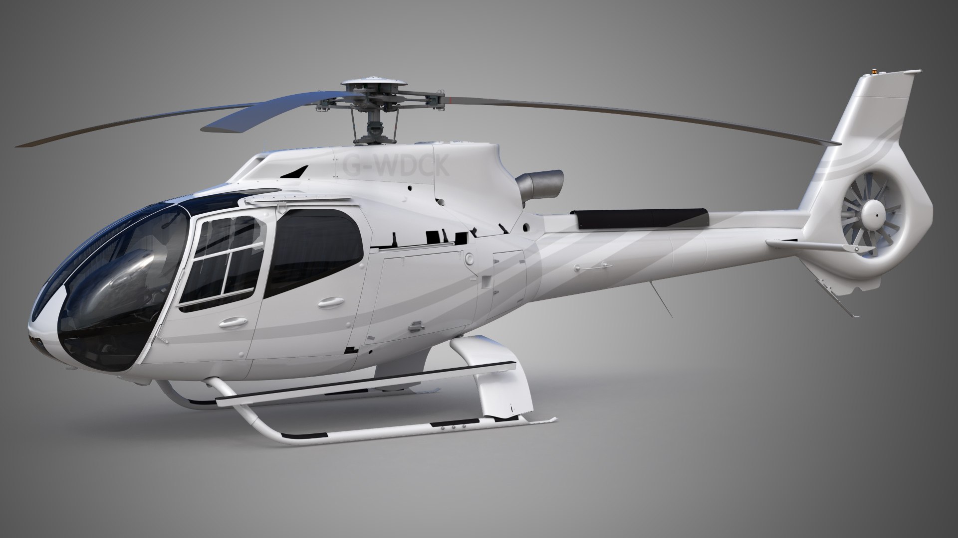 3D model airbus helicopter h130 - - TurboSquid 1407748