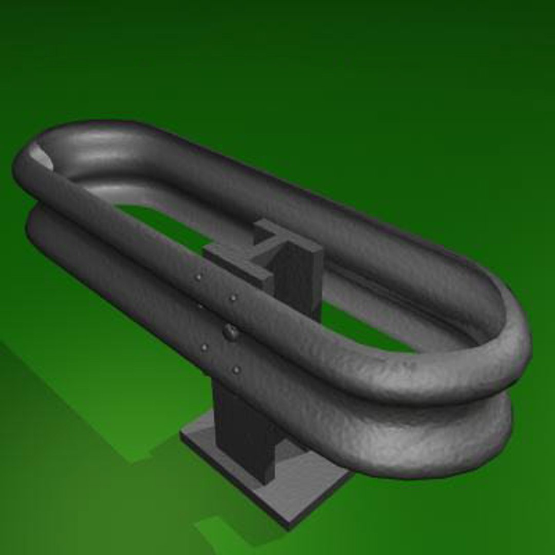 3ds Max Barrier Motorway Divider