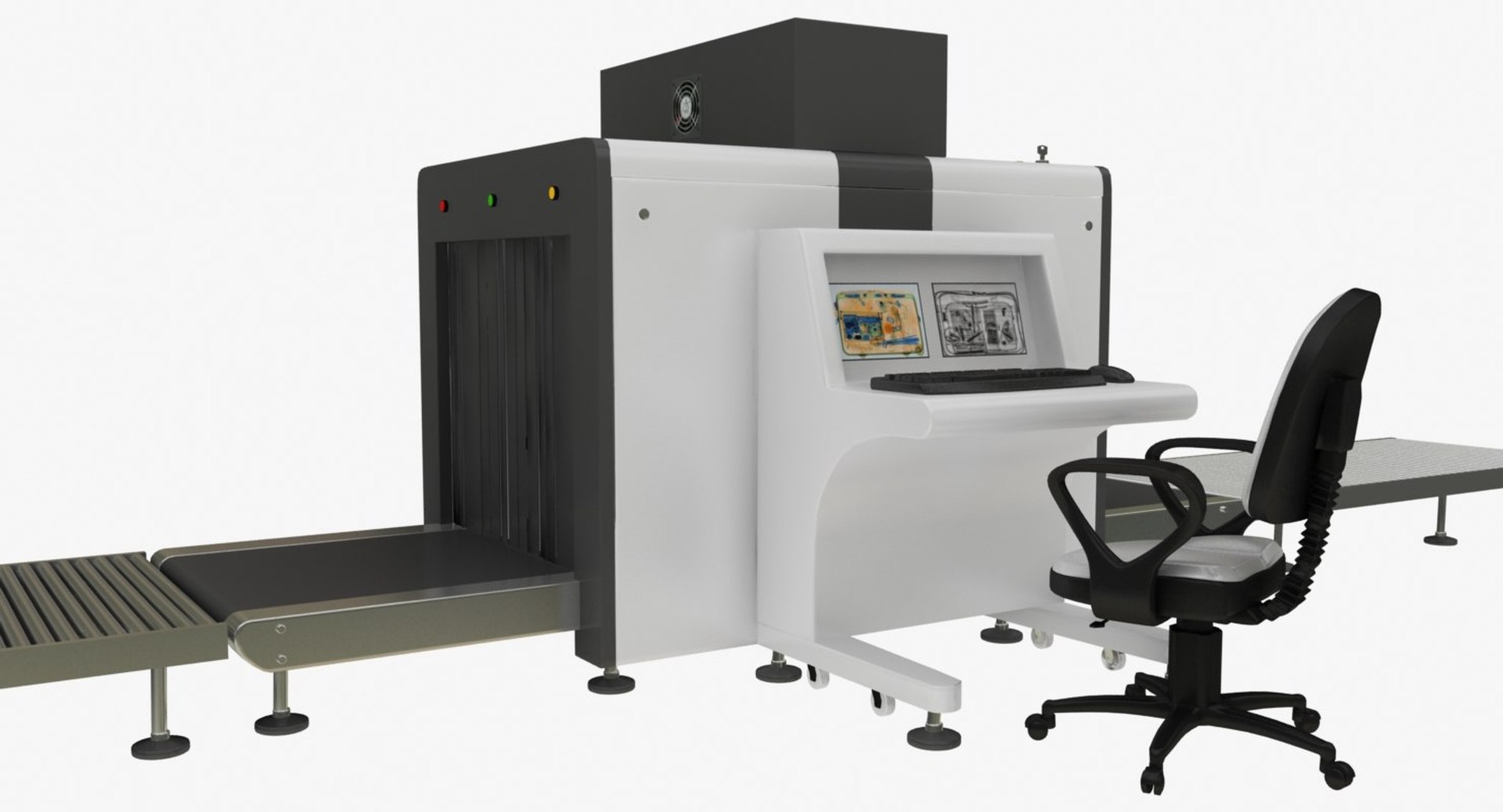 3D X-ray Body Security Machine - TurboSquid 1424316