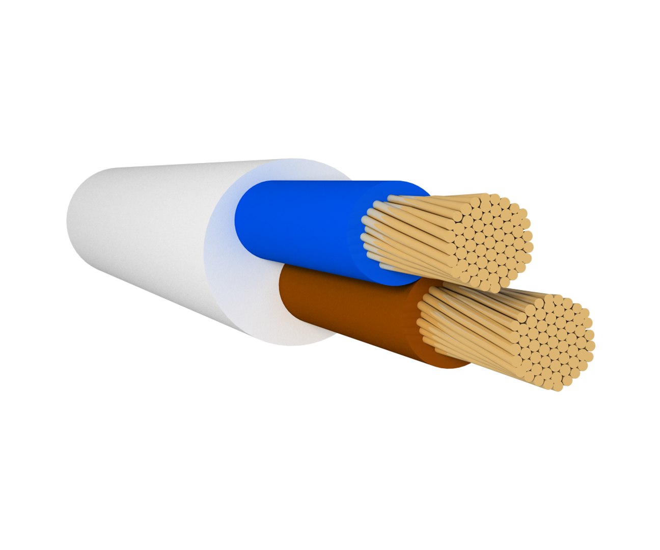 3d Model Electric Cable