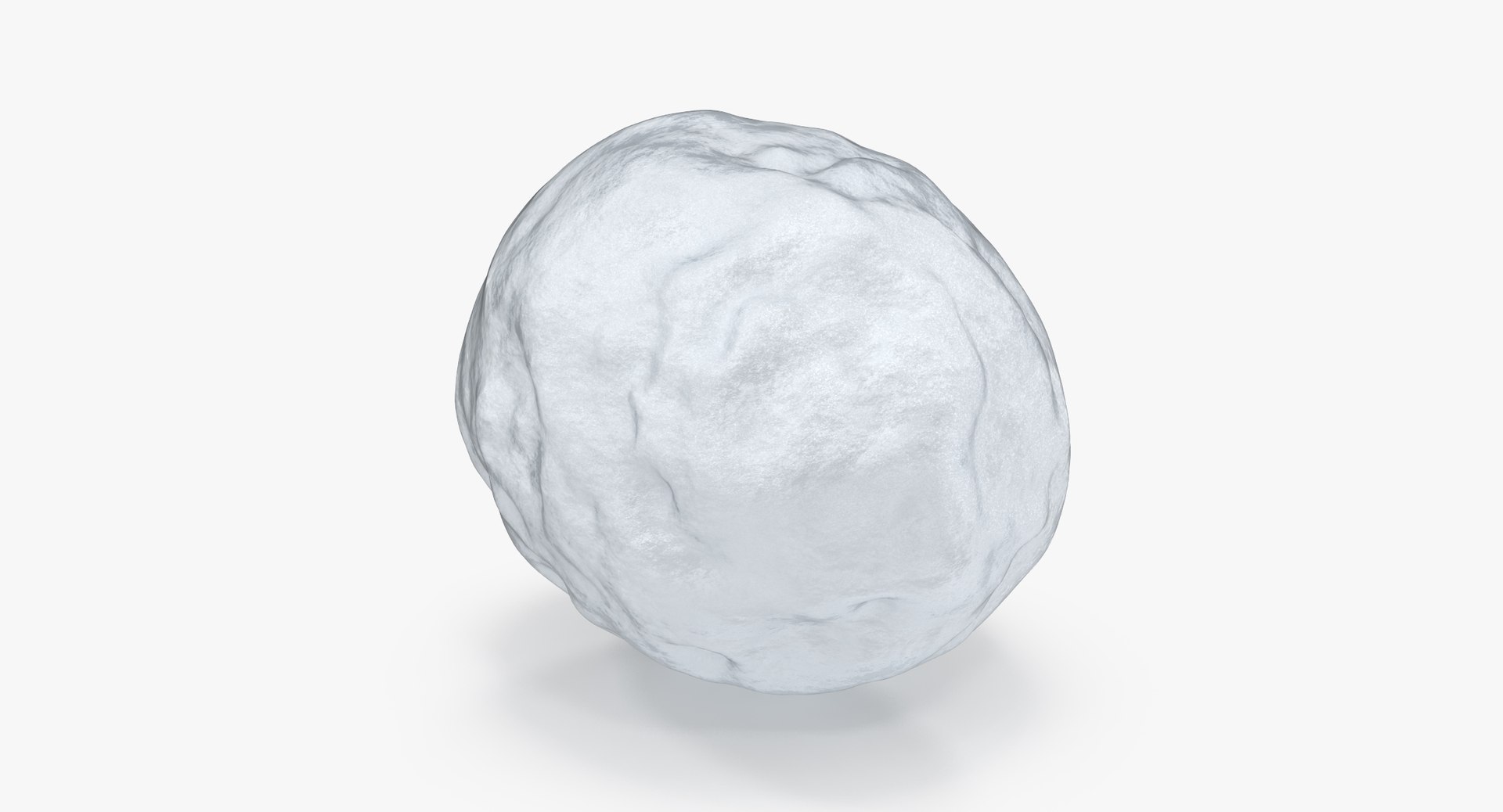 3d Snowball 02 Model