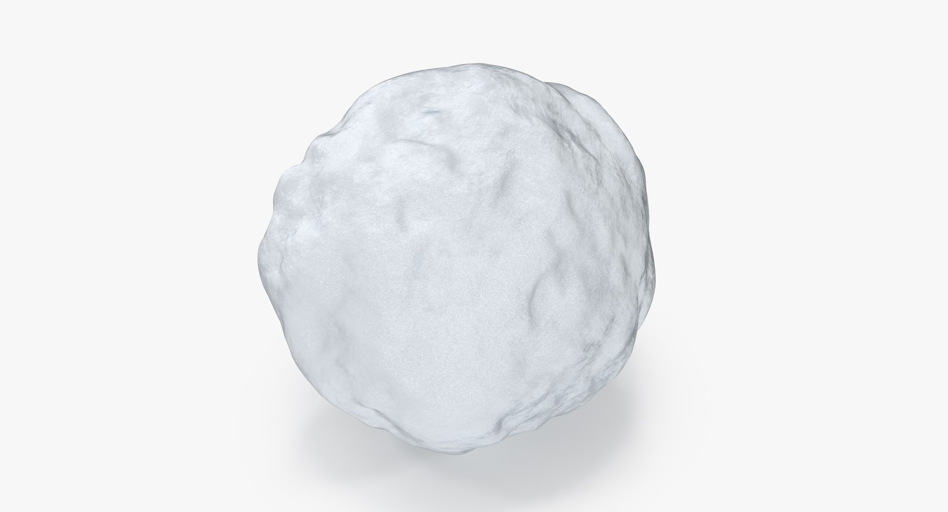 3d Snowball 02 Model