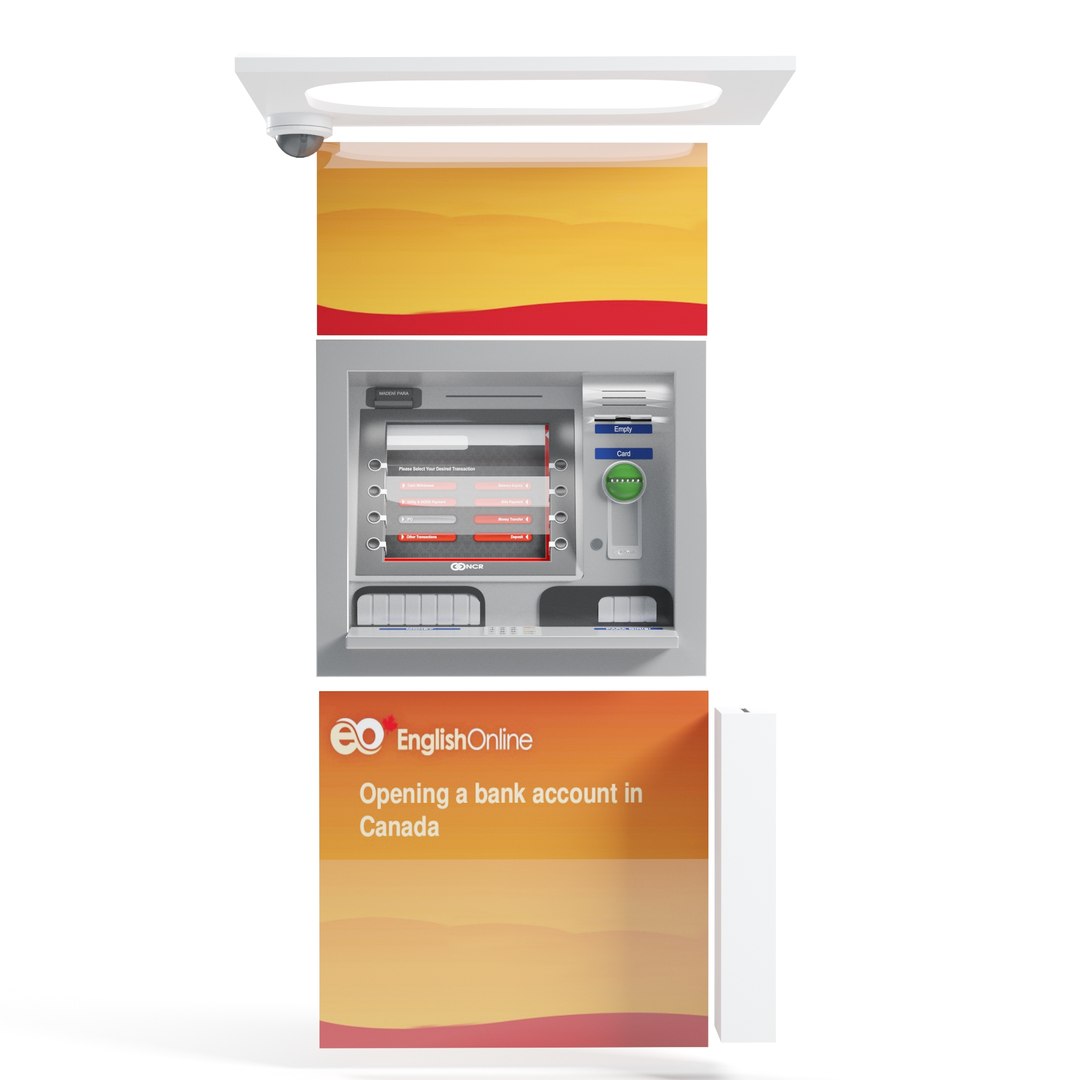 3D Ncr Bank Atm Money - TurboSquid 1207151