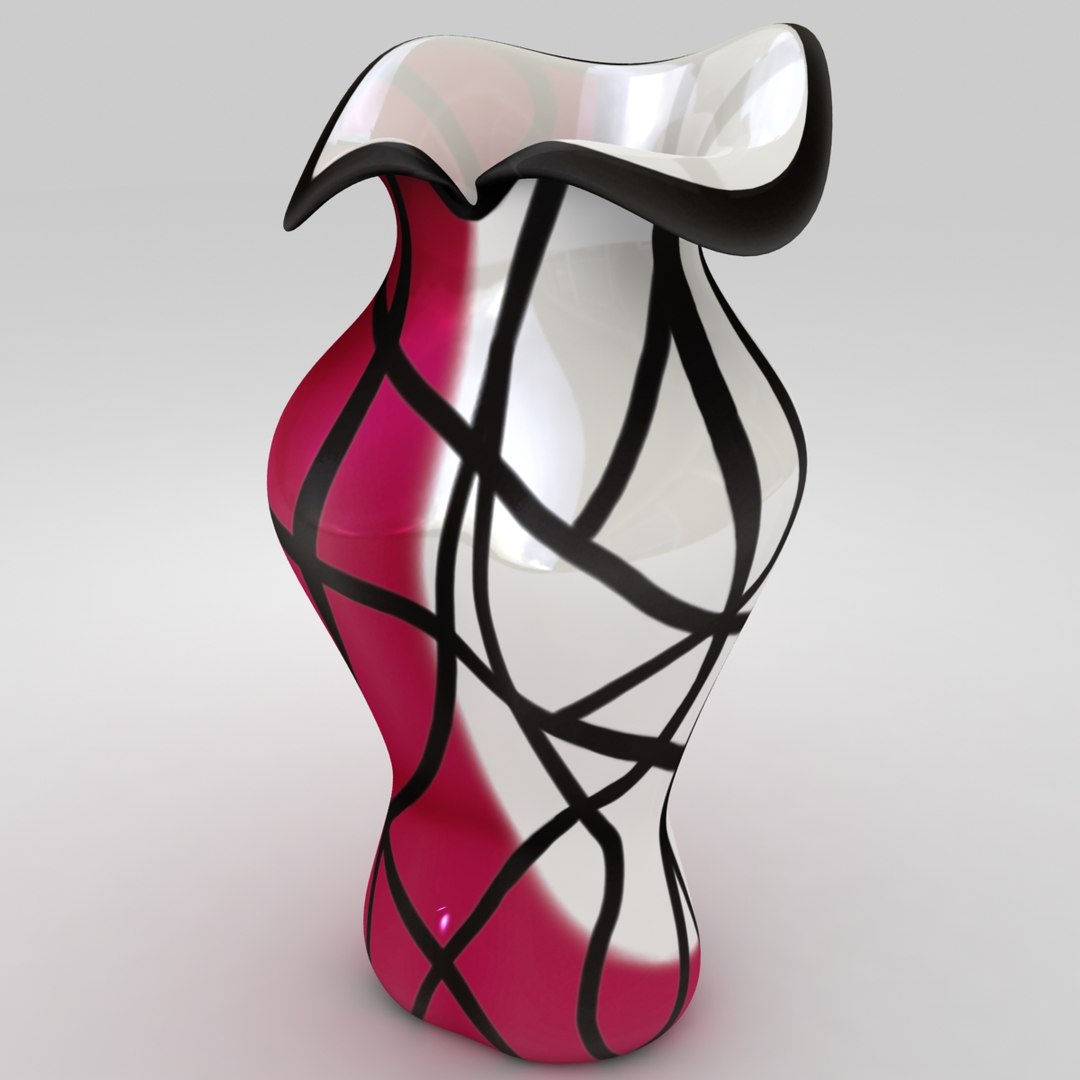 3d realistic human shaped vase model