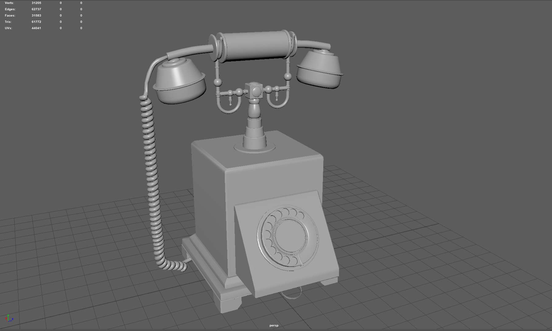 Vintage Telephone 3D Model - TurboSquid 1830658