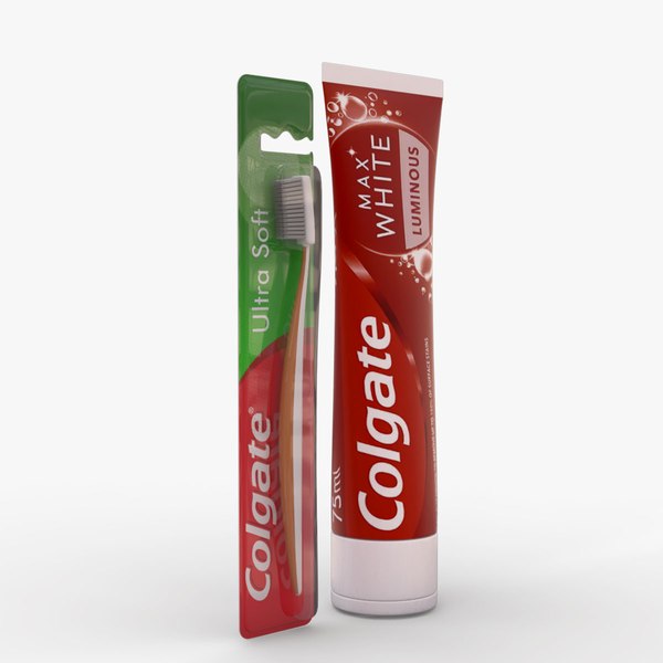 3D OBJ Toothpaste Tooth Paste
