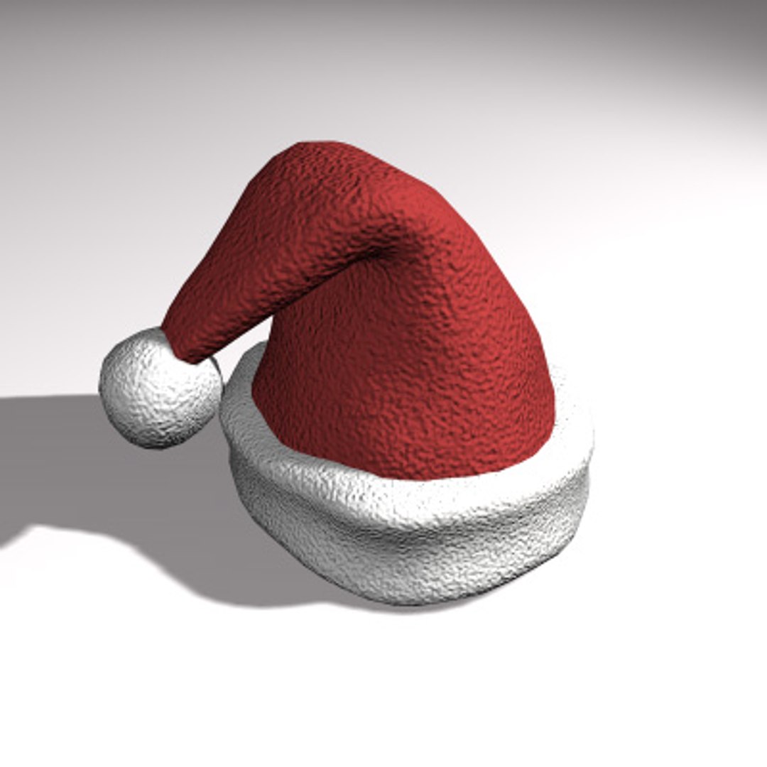 santa hat 3d model