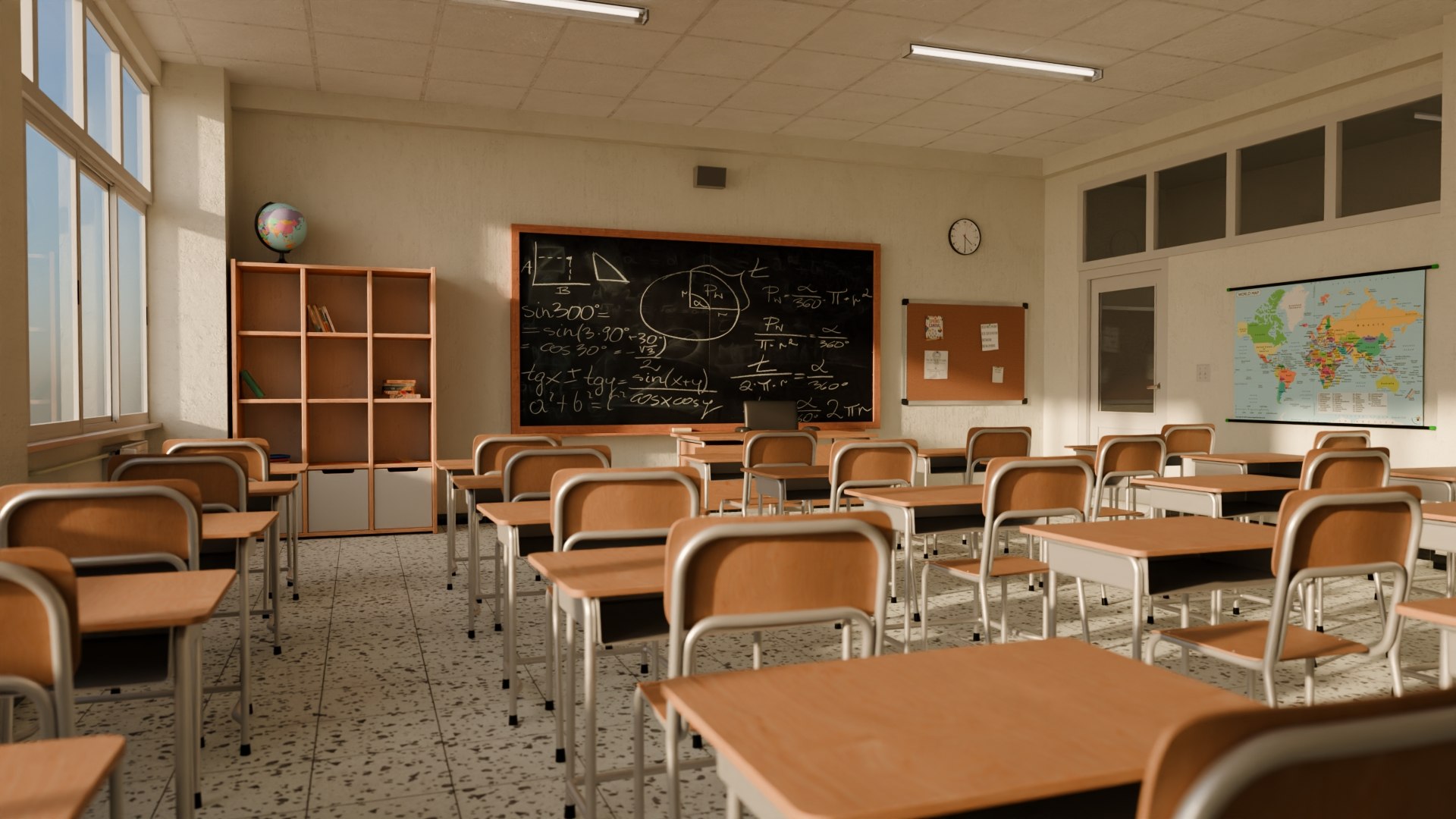 3D School Classroom - TurboSquid 2443302