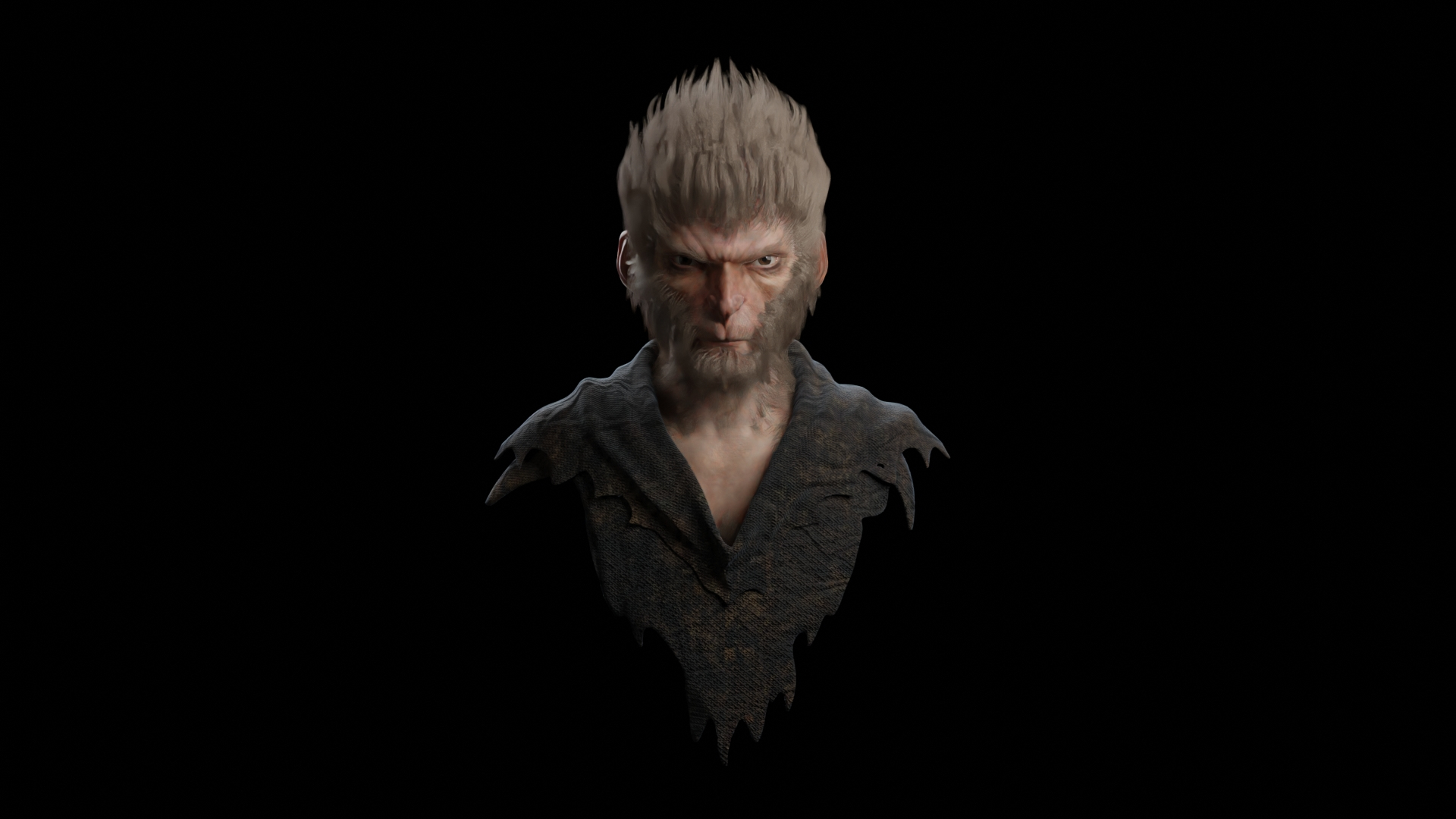 Monkey King Sun Wukong Bust 3D model - TurboSquid 2083506