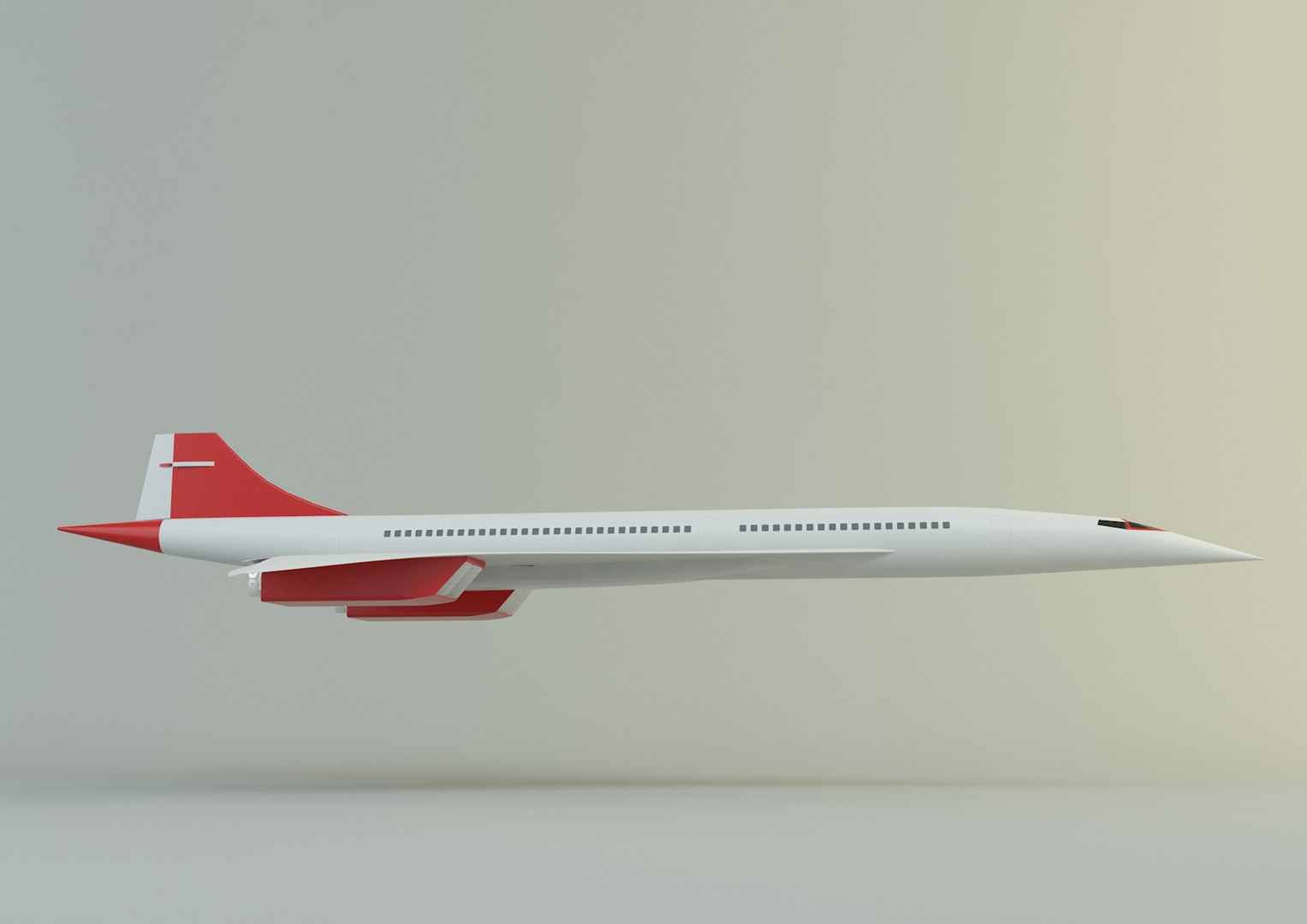 3D concorde passenger plane model 3D model model - TurboSquid 2056149