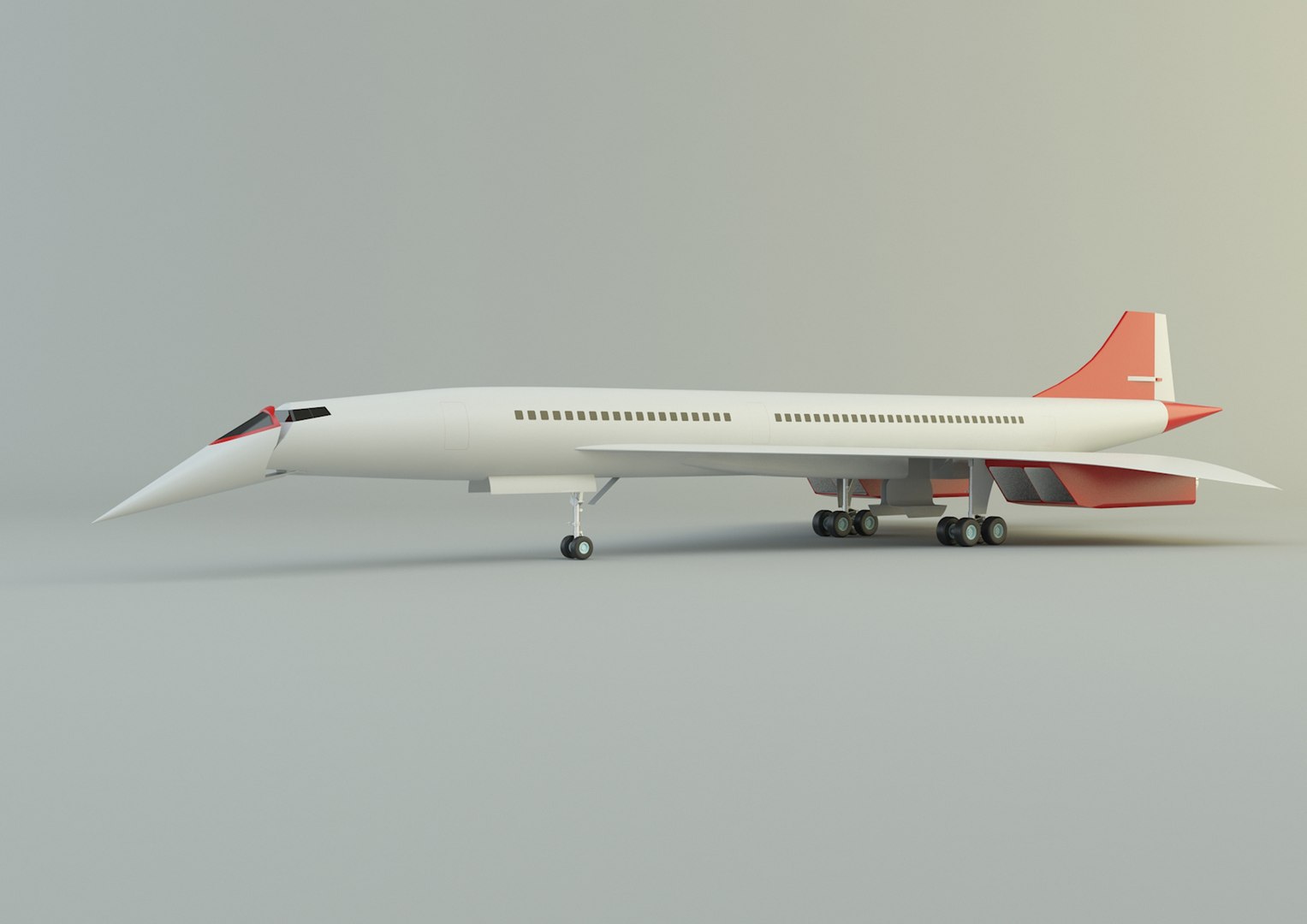 3D concorde passenger plane model 3D model model - TurboSquid 2056149